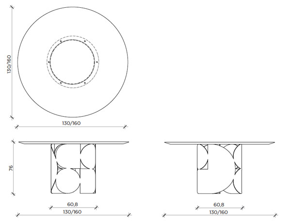 Shape - Table ronde - Mogg | Voltex